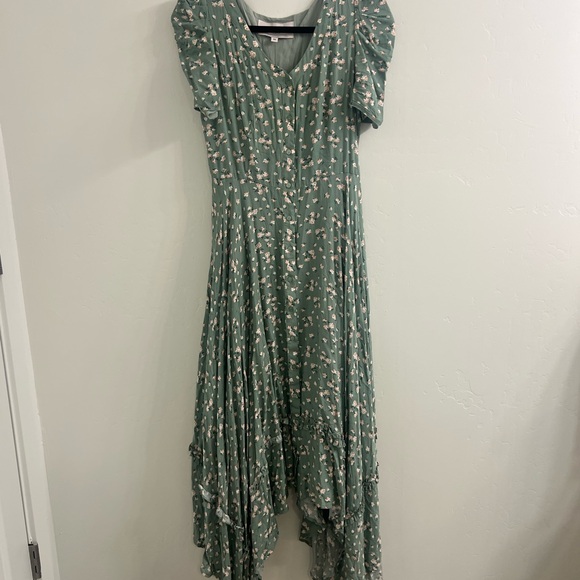 JessaKae | Dresses | Jessakae Floral Green Maxi Dress | Poshmark